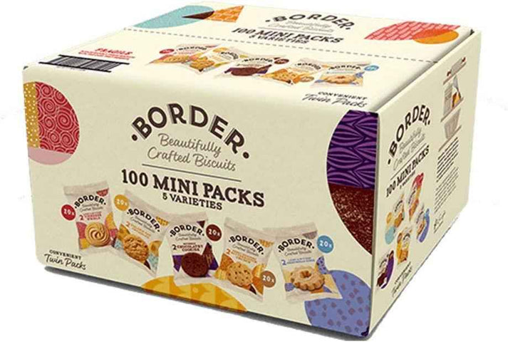 Borders Mini Pack Assorted Biscuits (3 Variety) 100 x 2 Bisc – The Chef ...